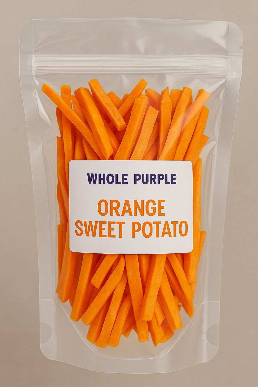 Golden Delight -Orange Sweet Potato Fries (Fresh Cut) -500g | Whole Purple